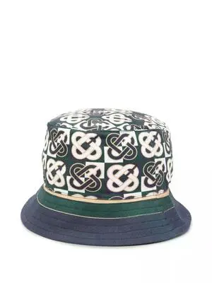 Casablanca Monogram-print Bucket Hat - Green