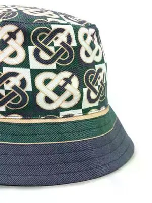 Casablanca Monogram-print Bucket Hat