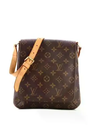 LOUIS VUITTON Musette Salsa Handbag Monogram Canvas Pm Shoulder Bag - Brown