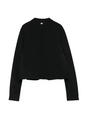 High Arise Asymmetric-fastening Collarless Jacket