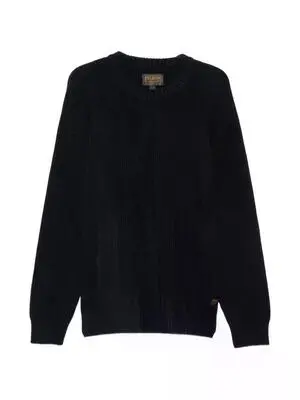Filson Ribbed-knit Raglan-sleeve Sweater - Blue