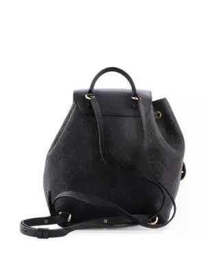 LOUIS VUITTON Montsouris Nm Monogram Empreinte Leather Pm Backpack