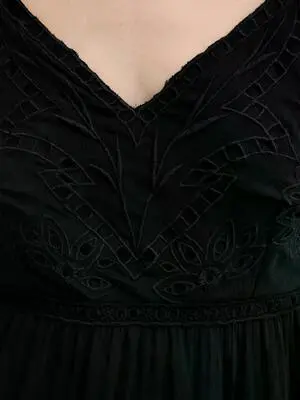 MORGAN Broderie-anglaise Tiered Maxi Dress