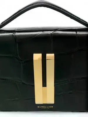 DEMELLIER Vancouver Croc-effect Clutch Bag