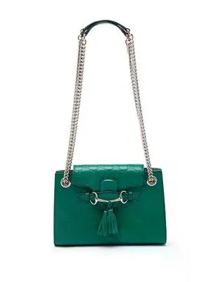 Gucci 2016-2026 Small Guccissima Emily Shoulder Bag - Green