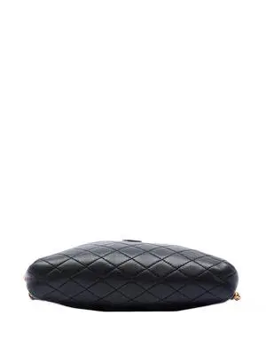 Saint Laurent 2022 Mini Quilted Lambskin Gaby Zippered Pouch Crossbody Bag