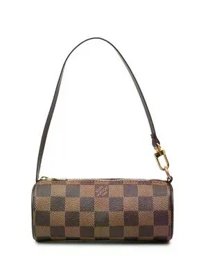 LOUIS VUITTON 1990-2010 Damier Ebene Papillon Pochette Handbag
