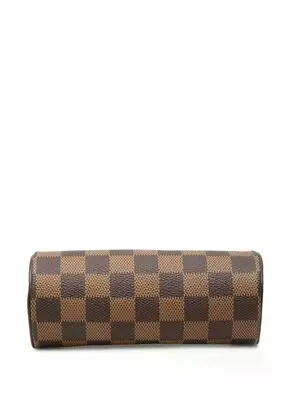 LOUIS VUITTON 1990-2010 Damier Ebene Papillon Pochette Handbag