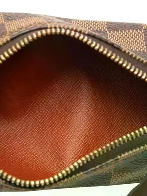 LOUIS VUITTON 1990-2010 Damier Ebene Papillon Pochette Handbag