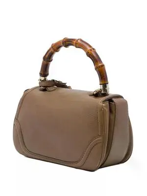 Gucci 2016-2026 Medium Calfskin New Bamboo Satchel