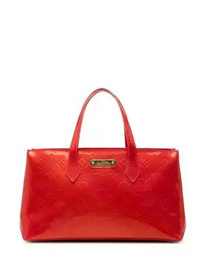 LOUIS VUITTON 2009 Monogram Vernis Wilshire Pm Handbag - Red