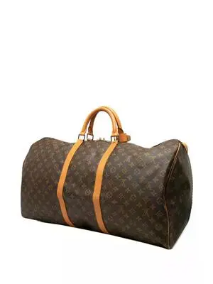 LOUIS VUITTON 1988 Monogram Keepall 60 Travel Bag