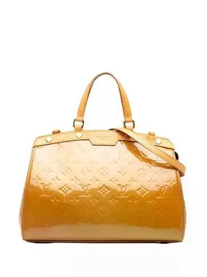 LOUIS VUITTON 2012 Monogram Vernis Brea Mm Satchel