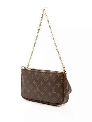 LOUIS VUITTON 2019 Monogram Multi Pochette Accessoires Satchel
