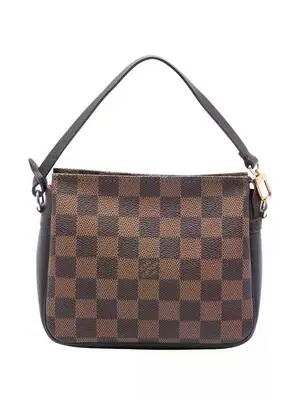 LOUIS VUITTON 1999 Damier Ebene Trousse Pochette Handbag