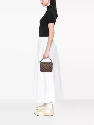 LOUIS VUITTON 1999 Damier Ebene Trousse Pochette Handbag