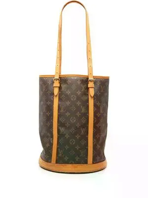 LOUIS VUITTON 2010 Monogram Gm Bucket Bag - Brown