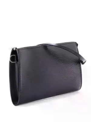 LOUIS VUITTON Pochette Accessoires Epi Leather Clutch Bag - Black