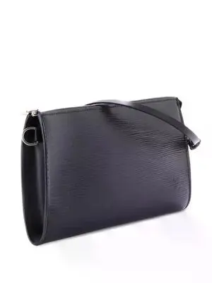 LOUIS VUITTON Pochette Accessoires Epi Leather Clutch Bag - Black