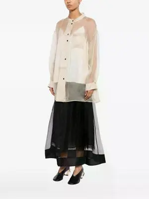 YEAREAST Sheer Panelled Shirt