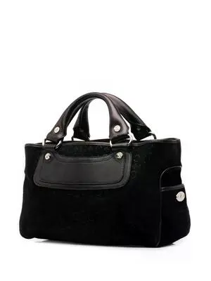 Celine 2010 C Macadam Suede Boogie Handbag