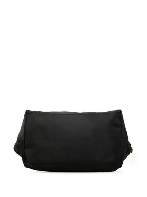 Prada 2000-2013 Tessuto Canapa Logo Satchel