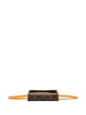 LOUIS VUITTON 2002 Monogram Pochette Florentine Belt Bag - Brown