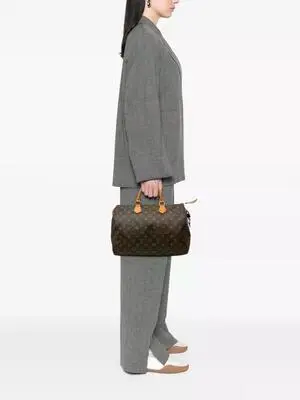 LOUIS VUITTON 1998 Monogram Speedy 35 Boston Bag