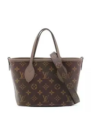 LOUIS VUITTON 2021-2026 Monogram Neverfull Inside Out Bb Satchel - Brown