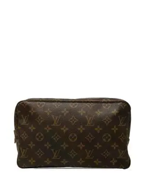 LOUIS VUITTON 1987 Monogram Trousse Toilette 28 Clutch Bag
