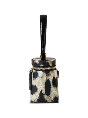Givenchy Antigona Vanity Bag In Leopard Jacquard With Chain