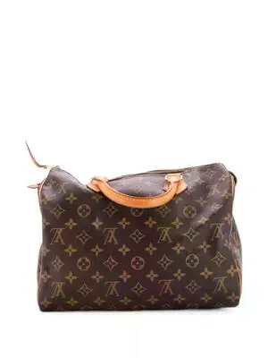 LOUIS VUITTON Speedy Handbag Monogram Canvas 30 Satchel