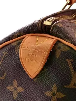 LOUIS VUITTON Speedy Handbag Monogram Canvas 30 Satchel