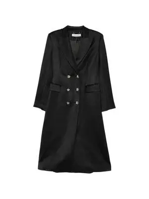 PATRICK MCDOWELL Double-breasted Crystal-embellished Coat