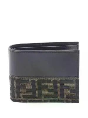 Fendi 2020s Zucca Bi-fold Wallet - Brown