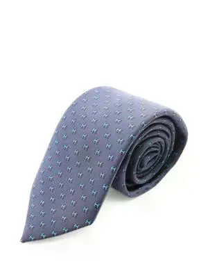 Hermès 2020s H Shadow Silk Tie