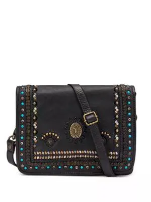 FRAU Stud-embellished Leather Shoulder Bag - Black