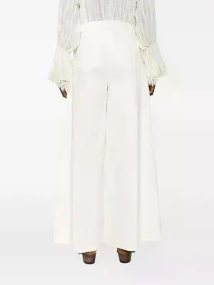 PHILIA LOFT Tassel-detail Wide-leg Trousers