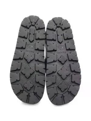 Prada 2010s Logo Plate Sandals