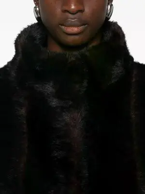 Apparis Faux-fur Funnel-neck Coat