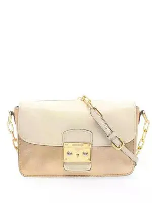 Miu Miu 2000s Chain Small Shoulder Bag - Neutrals