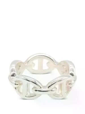 Hermès 2020s Pm Enchaînée Ring - Silver
