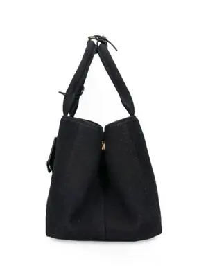 Prada Logo-embroidered Canvas Tote Bag