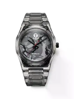 AAPE BY *A BATHING APE X D1 Nylon 39mm Watch - Grey
