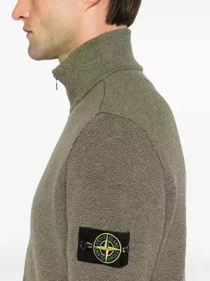 Stone Island Logo-patch Zip-up Cardigan