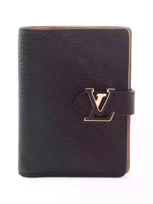 LOUIS VUITTON 2021 Vertical Bi-fold Wallet - Black
