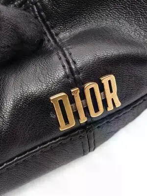 Dior 2010s Leather Beret Hat