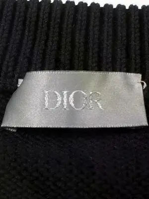 Dior 2010s Oblique Side-stripe Sweater - Blue