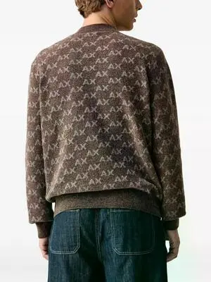 Armani Exchange Logo-pattern Sweater