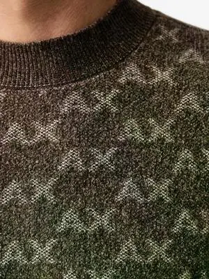 Armani Exchange Logo-pattern Sweater